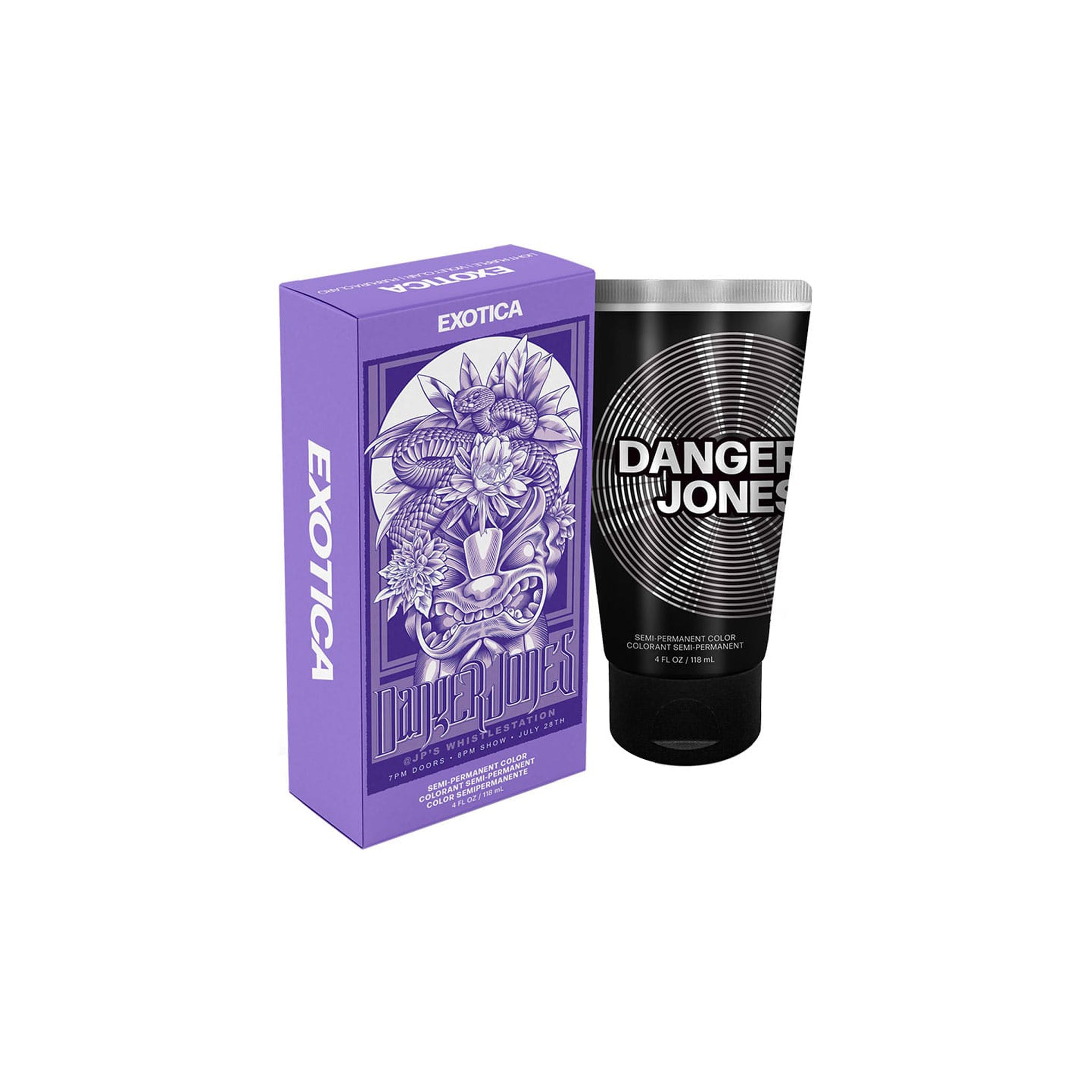 Danger Jones Semi-Permanent Color Exotica Light Purple 118ml | Retail ...