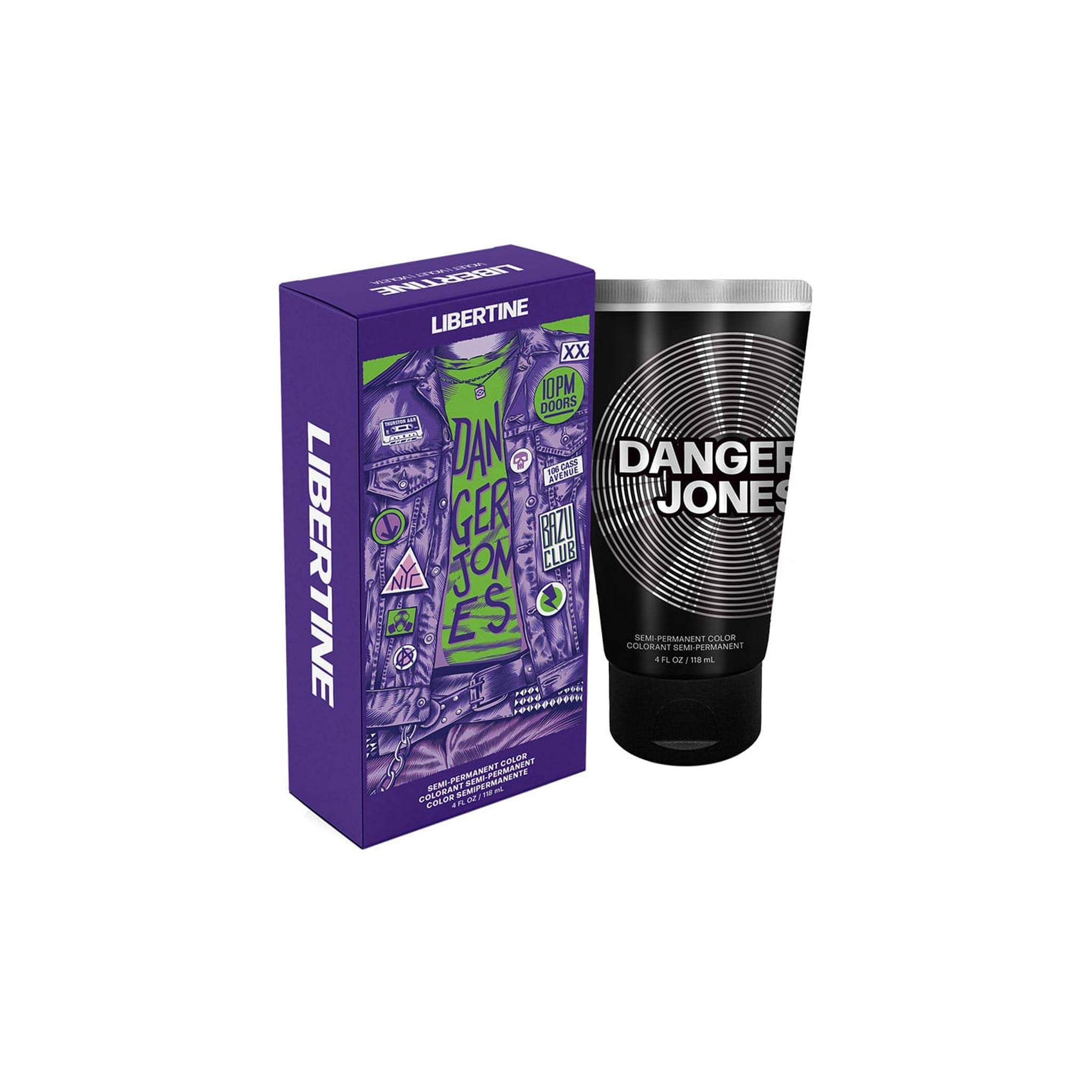 Danger Jones Semi-Permanent Color Libertine Violet 118ml | Retail Box ...