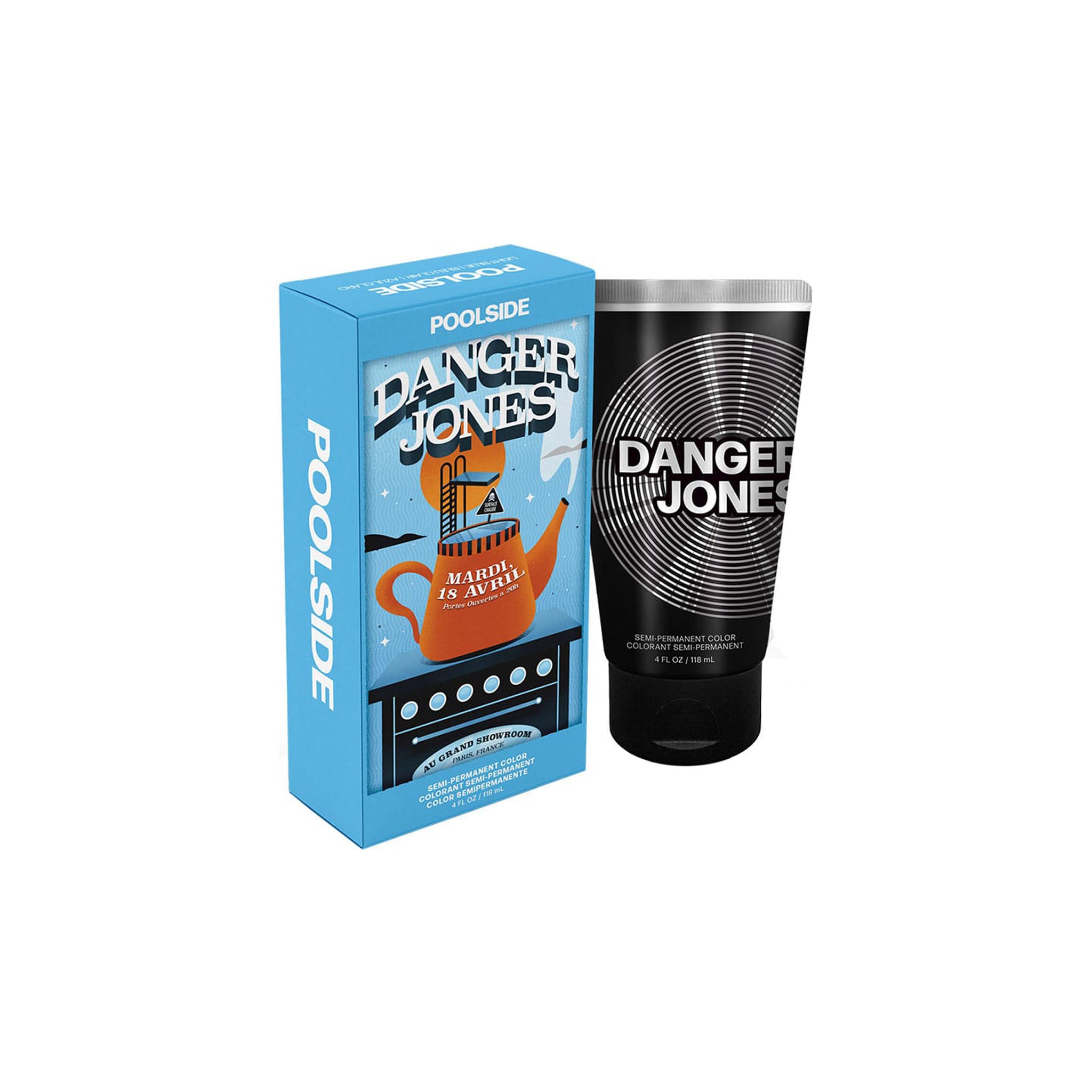 Danger Jones Semi-Permanent Color Poolside Light Blue 118ml | Retail ...