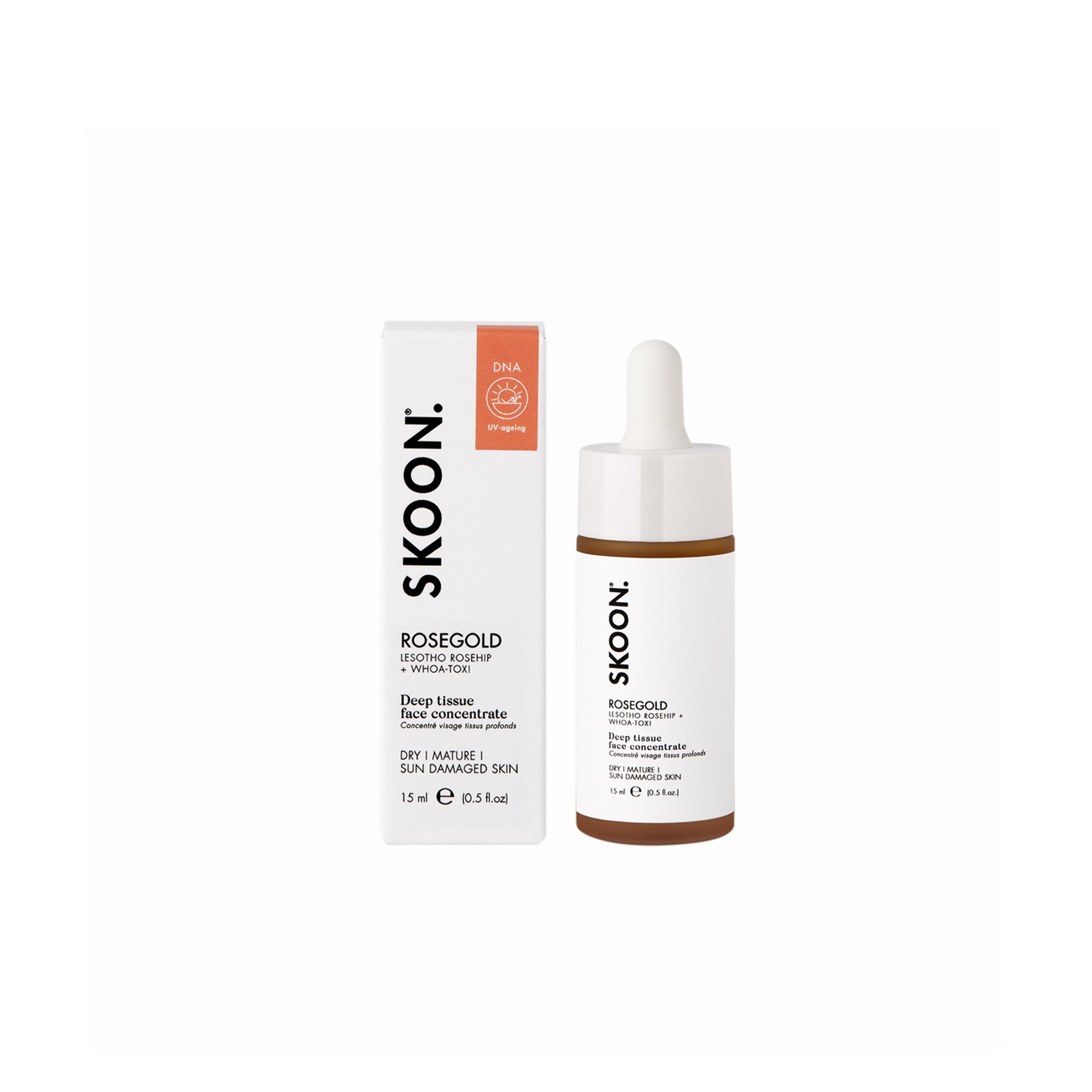 Skoon ROSEGOLD Deep Tissue Face Concentrate 15ml | Retail Box ...