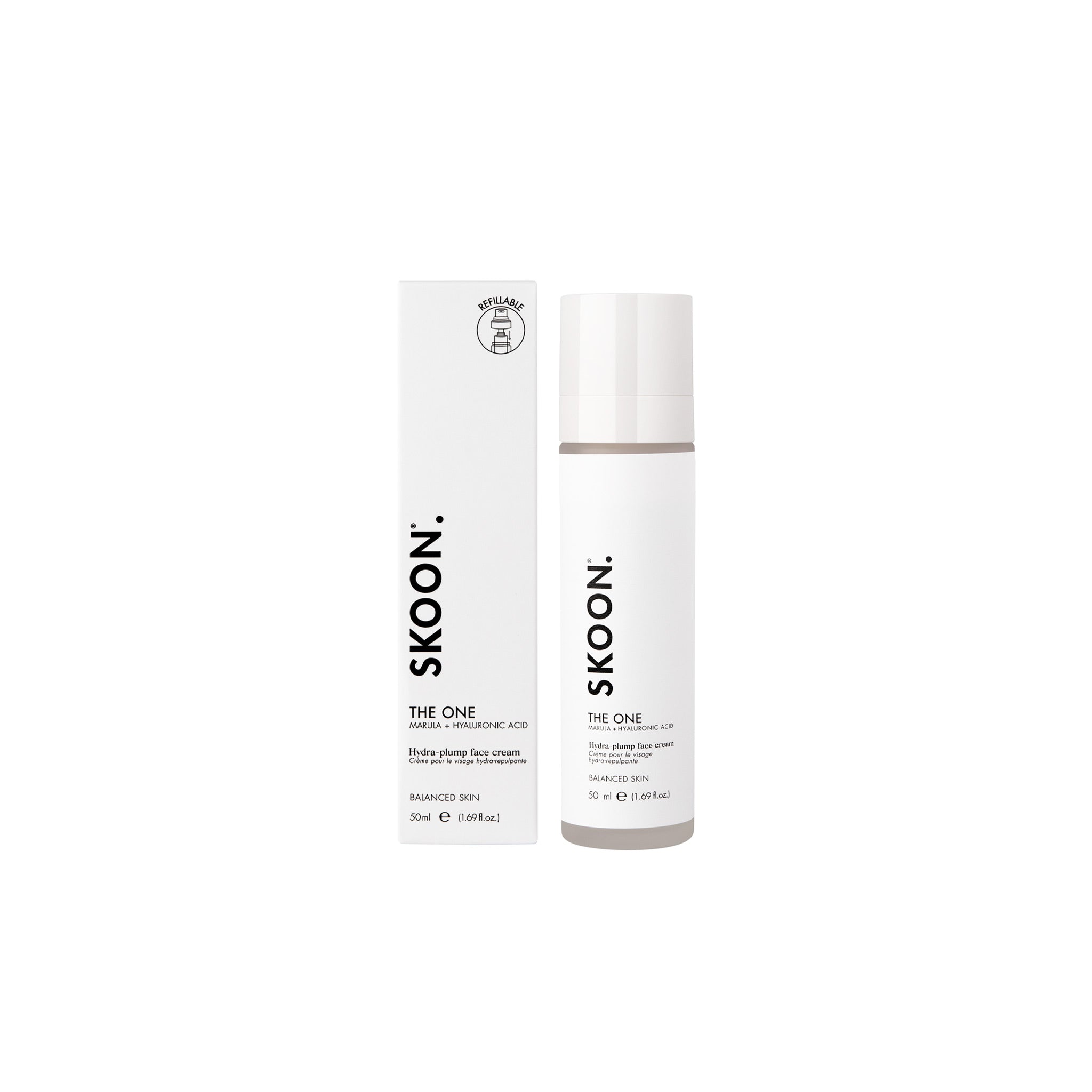Skoon THE ONE Hydra-Plump Face Cream 50ml | Retail Box - retailbox.co.za
